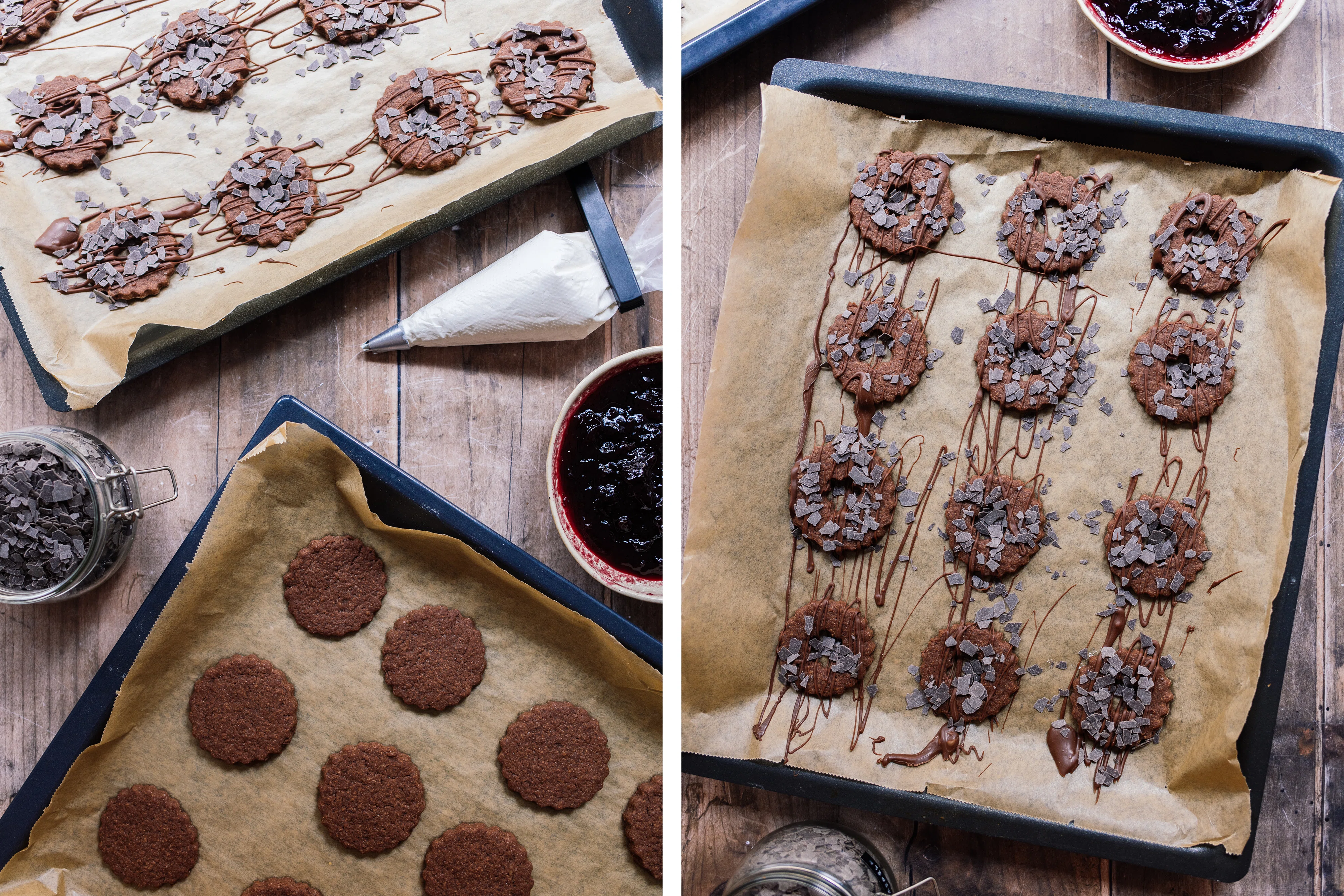 Vegane Schwarzwälder Kirsch-Plätzchen | Backen | Weihnachten - Zucker ...
